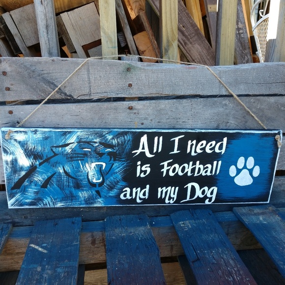 Etsy Artist | Other | Hand Made And Painted Panthers Sign | Poshmark